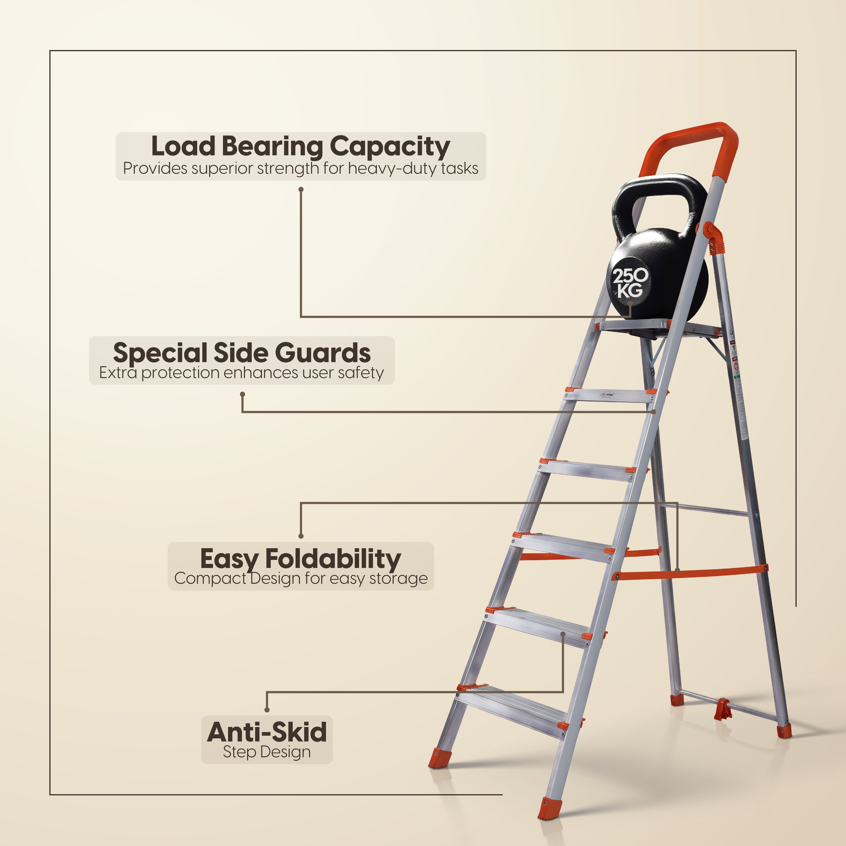 Buy Ladder For Home Use Foldable Online at Best Price | Prohome India